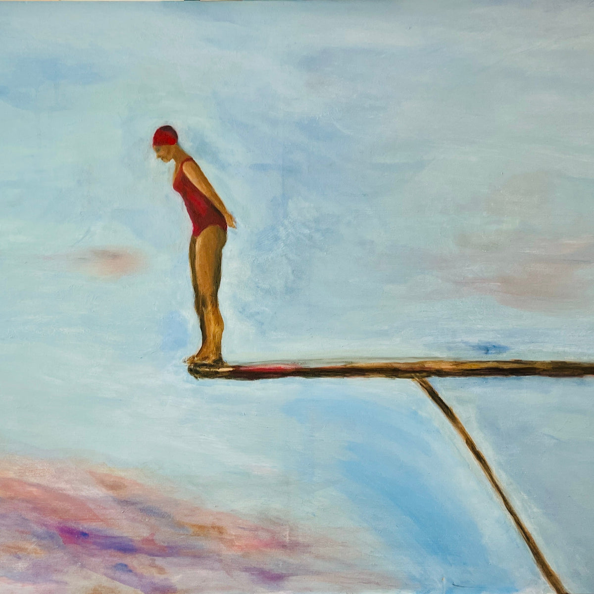 The Plunge Original Oil Painting- FABA Collection