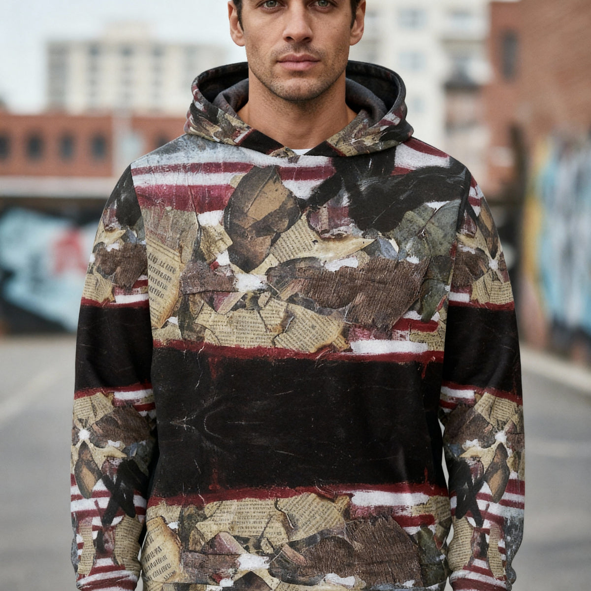 Flag Hoodie 100% Eco-Poly OEKO | FABA Collection