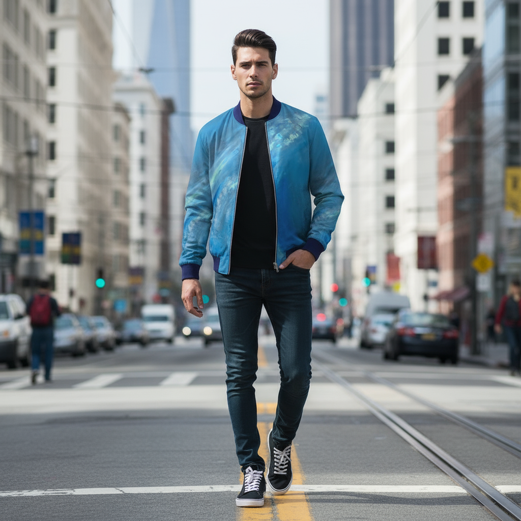 New Wave Men's Bomber Jacket Exclusive to FABA