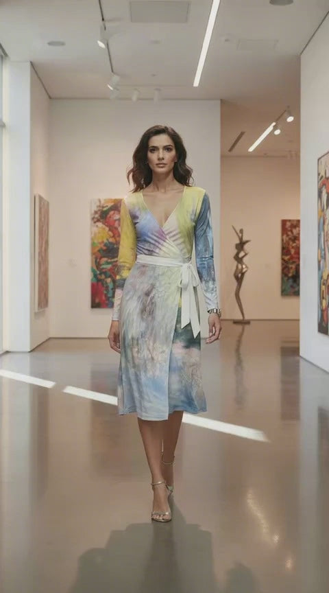 Into the Light Wrap Dress - FABA
