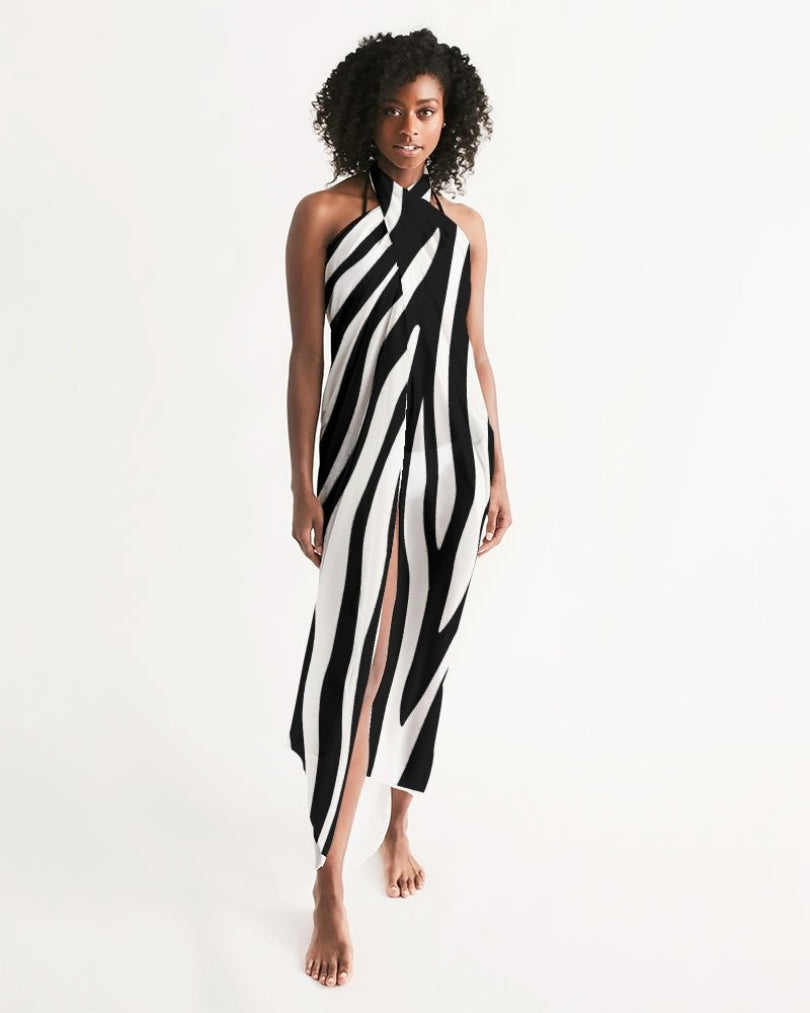 zebra swim cover-up-Zebra Swim Cover Up-FABA Collection